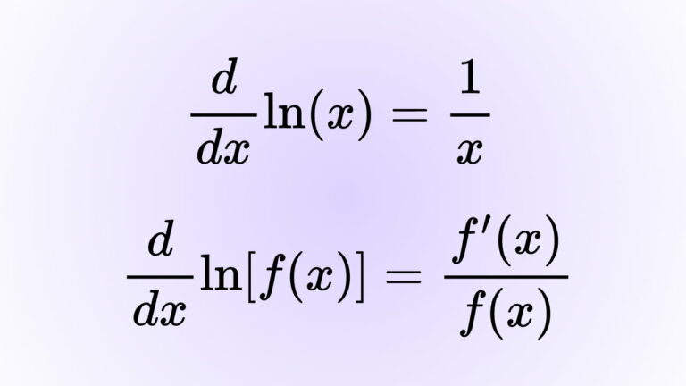 مشتق ln – به زبان ساده + مثال و حل تمرین – فرادرس - مجله‌